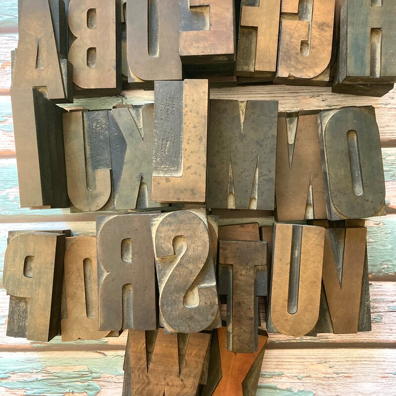 Typeface Poster - Etsy