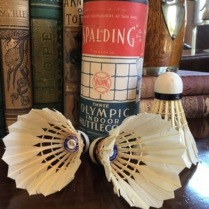 Vintage Spalding Badminton Shuttlecocks in Original Canister | Etsy