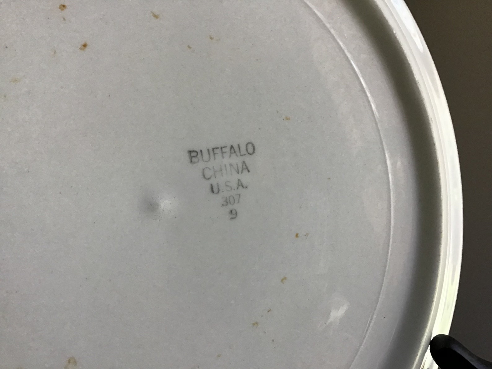 Vintage Restaurantware Diner Plate Restaurant Plate Buffalo China Co ...