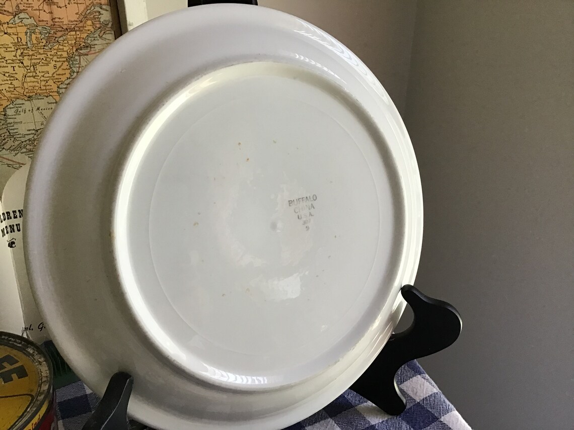 Vintage Restaurantware Diner Plate Restaurant Plate Buffalo | Etsy