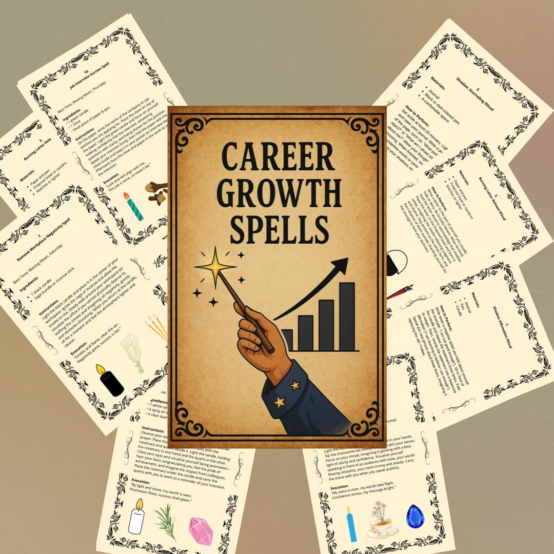 Career Growth Spells | 10 Powerful Witchcraft Rituals for Success ...