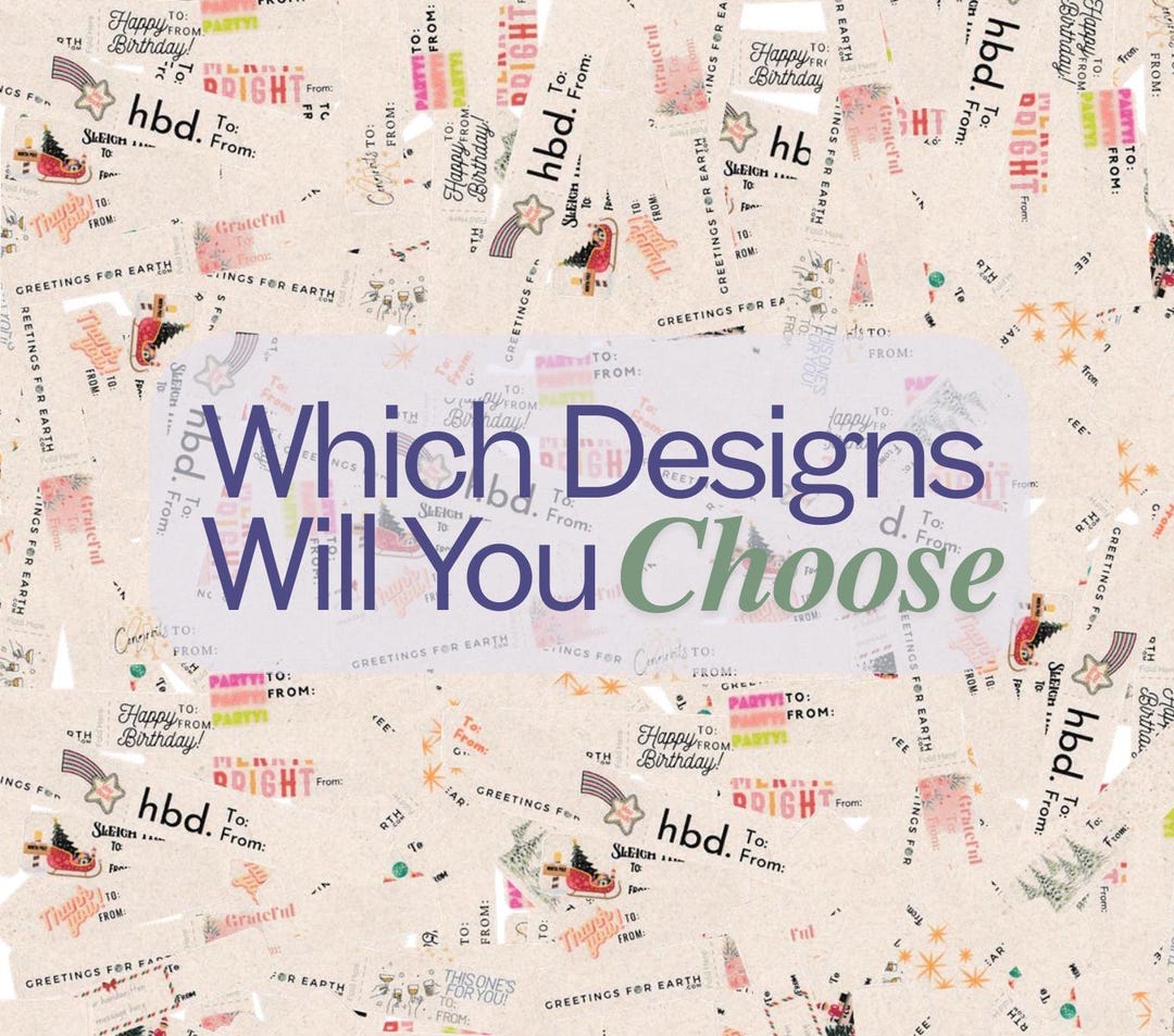 Custom, Gift Tag Labels, Gift Tags, Gift Sticker Labels, Gift Stickers ...