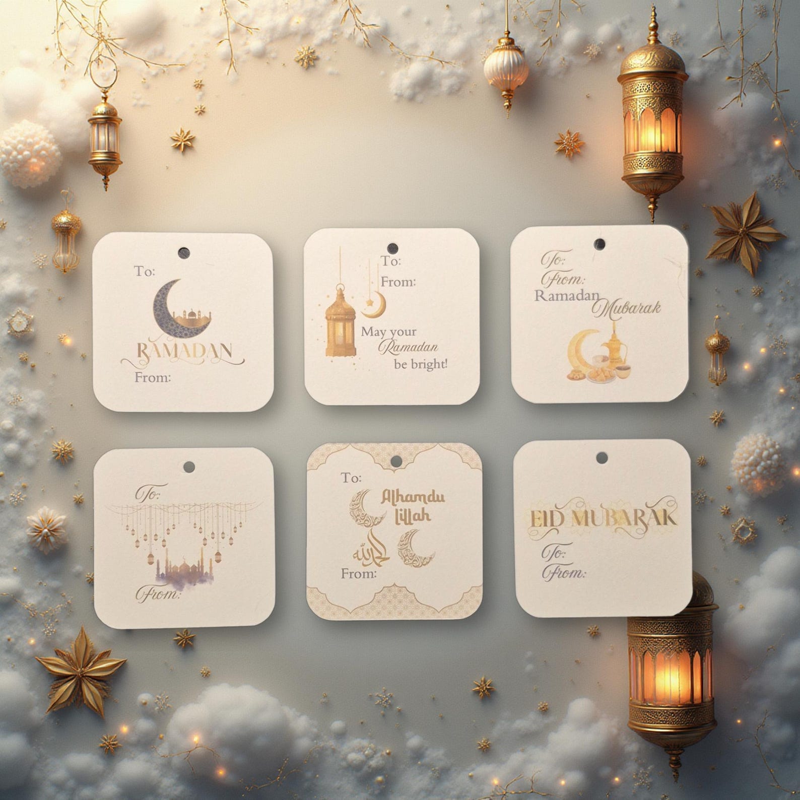 Ramadan Gift Tags (set of 12) - Etsy