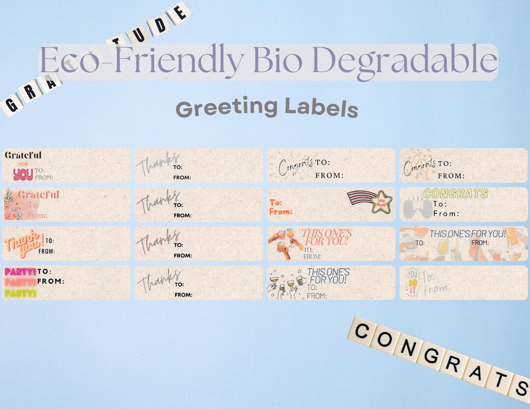 Gift Sticker, Congrats, Thank You, Congratulations, Labels, Gift ...
