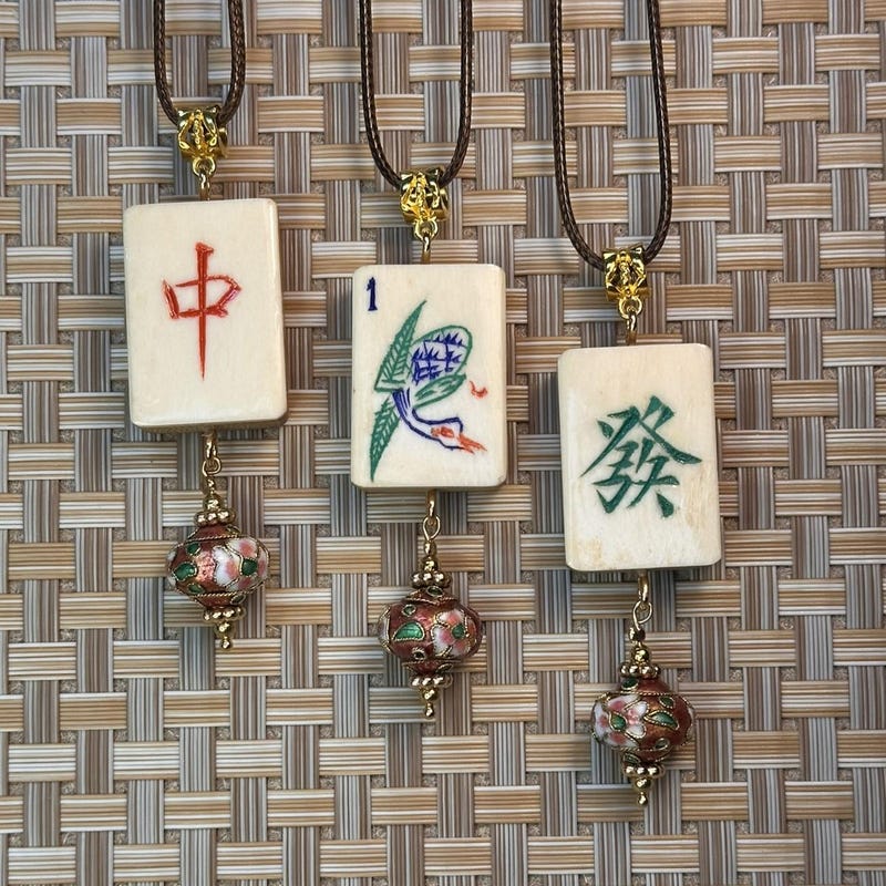 Antique Cloisonne Necklaces - Etsy