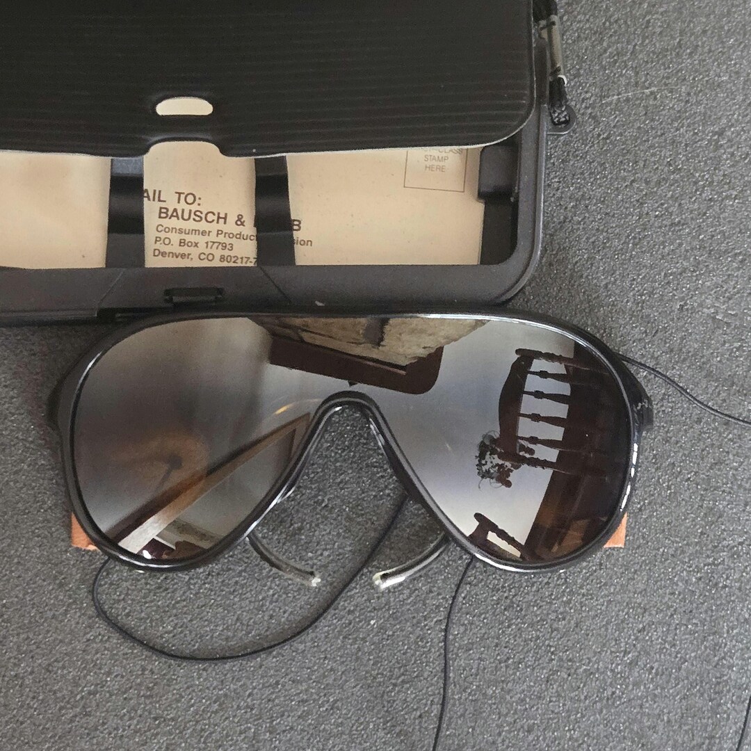 Vintage Bausch and Lomb Ray-ban Wings With Amber Double Gradient Mirror ...