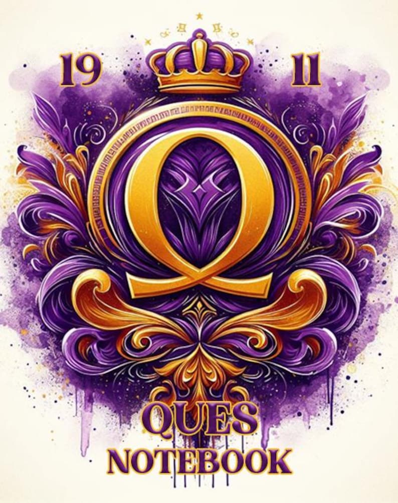 Omega Psi Phi Notebook - Etsy