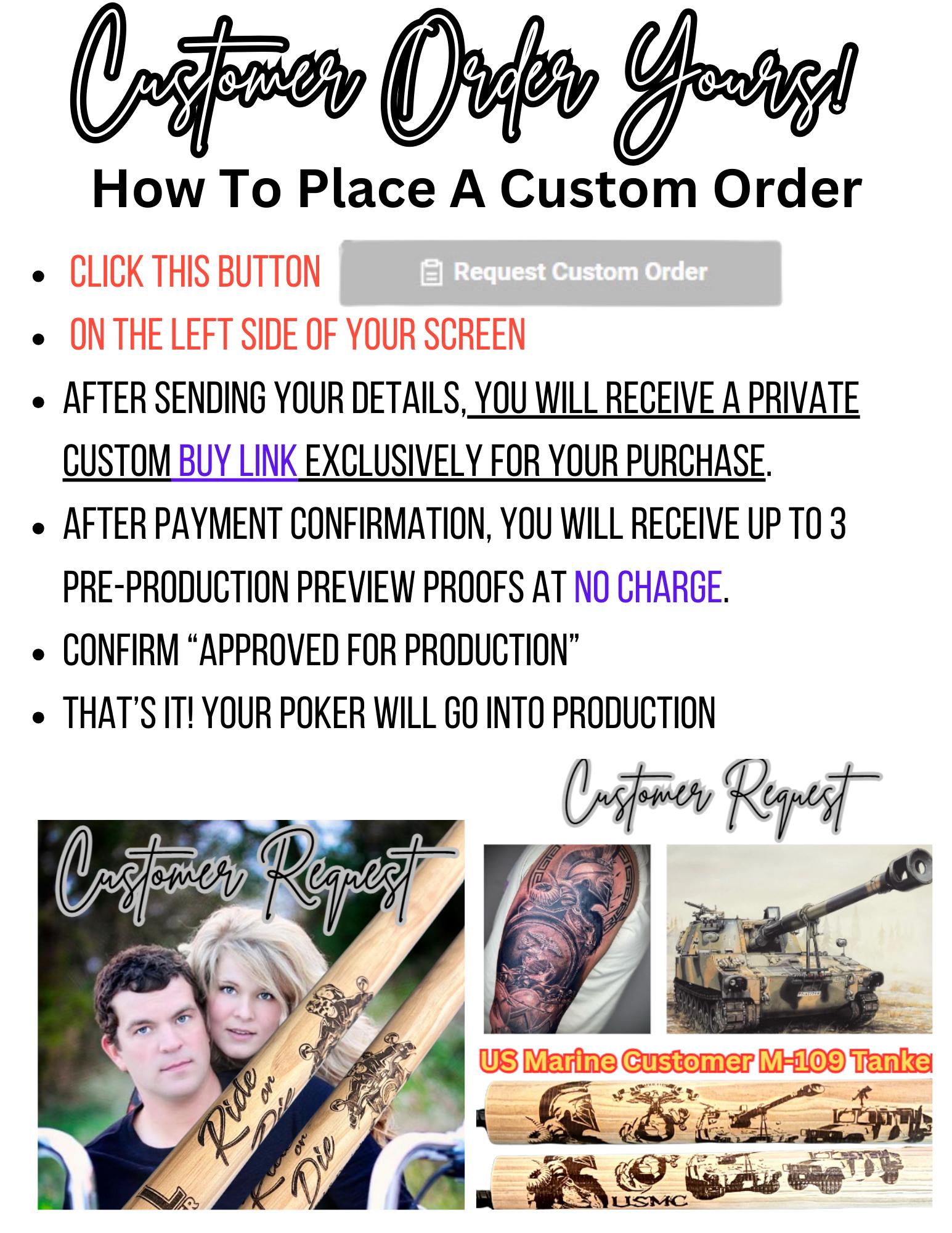 Personalized, Custom Engraved, Fire Pit Pokers. Custom Campfire Tools ...