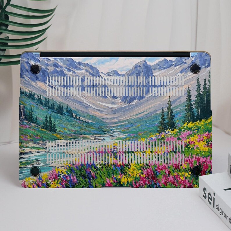 Mountain Oil Painting MacBook Case MacBook Air 15 13 M1 M2 M3 Air 13 ...