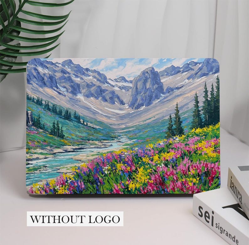Mountain Oil Painting MacBook Case MacBook Air 15 13 M1 M2 M3 Air 13 ...