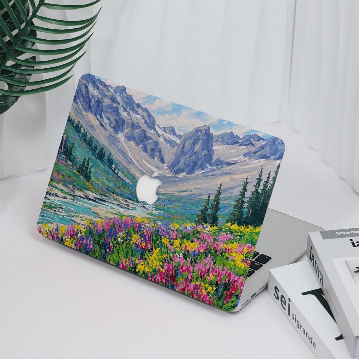 Mountain Oil Painting MacBook Case MacBook Air 15 13 M1 M2 M3 Air 13 ...
