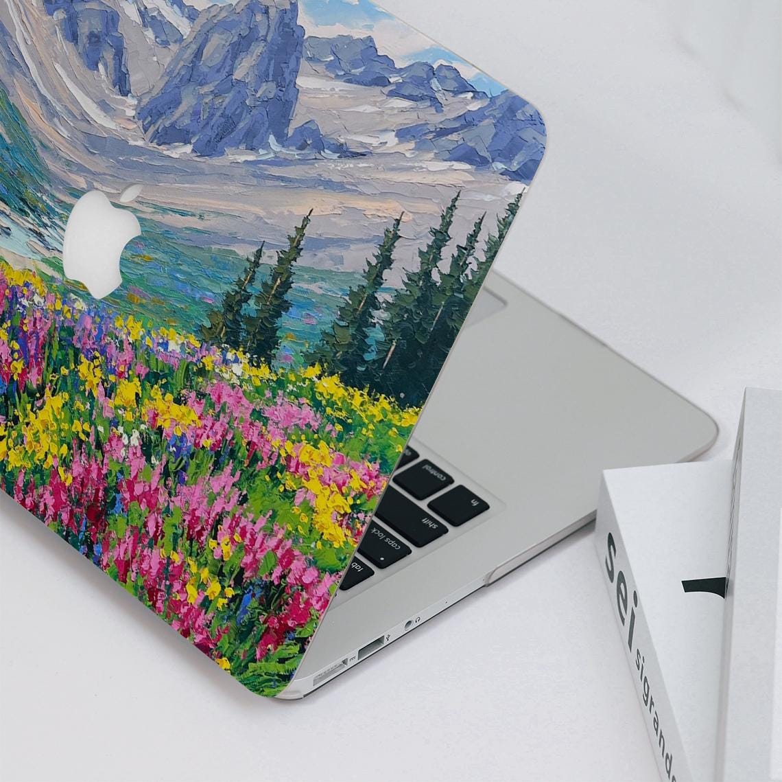 Mountain Oil Painting MacBook Case MacBook Air 15 13 M1 M2 M3 Air 13 ...