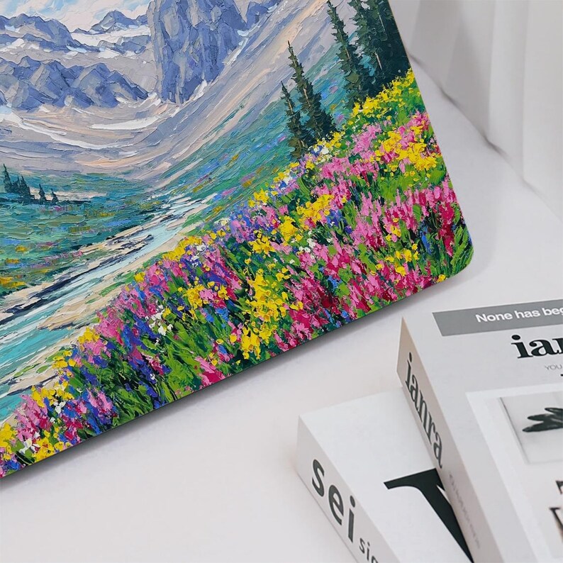 Mountain Oil Painting MacBook Case MacBook Air 15 13 M1 M2 M3 Air 13 ...