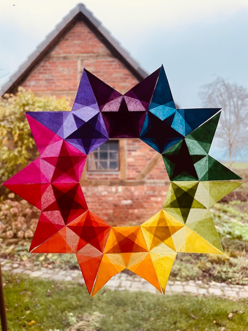 Waldorf Window Star | Christmas Star - Etsy