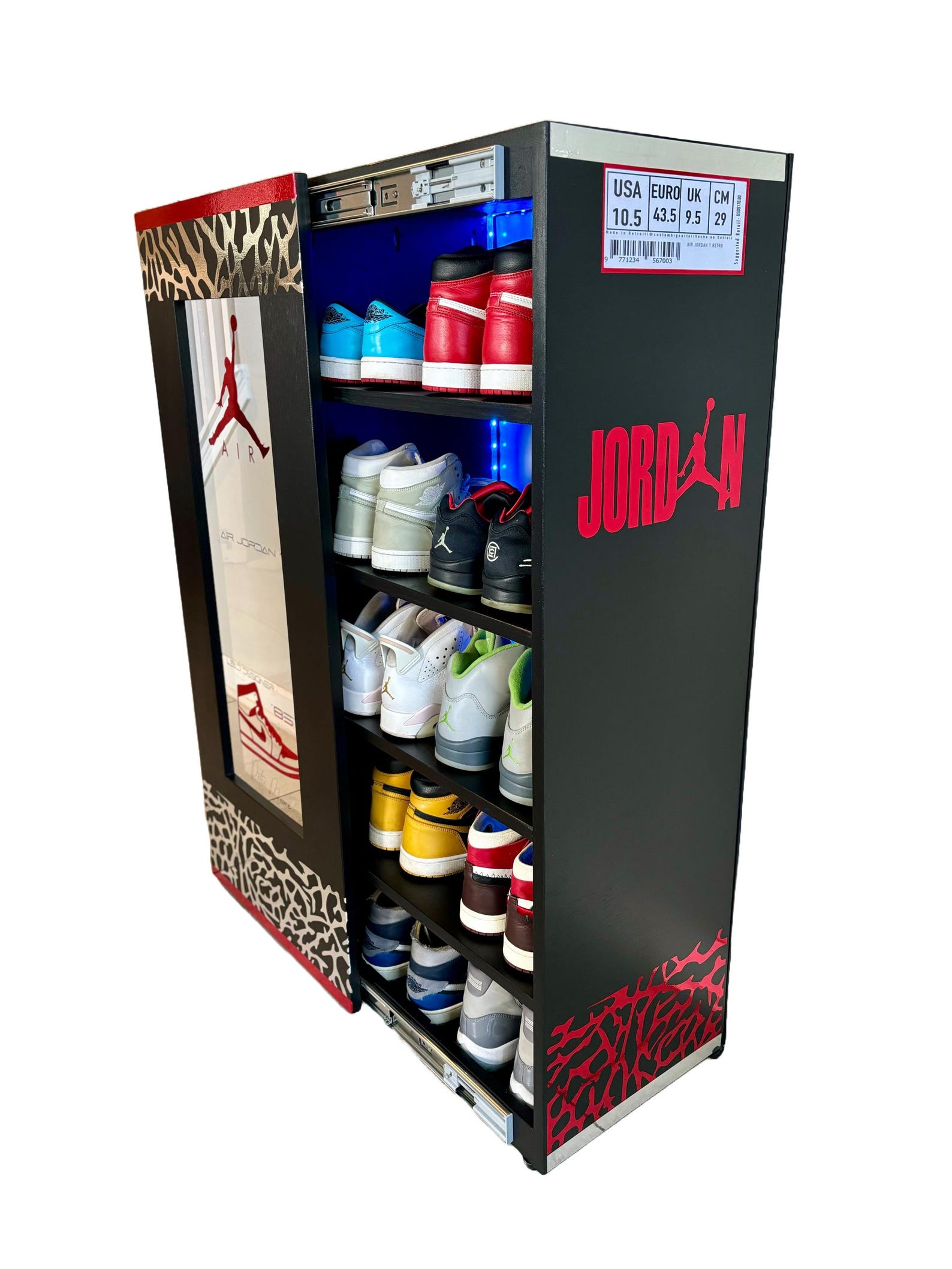 Sneaker Locker Cabinet Premium Handmade Storage for Sneakerheads - Etsy