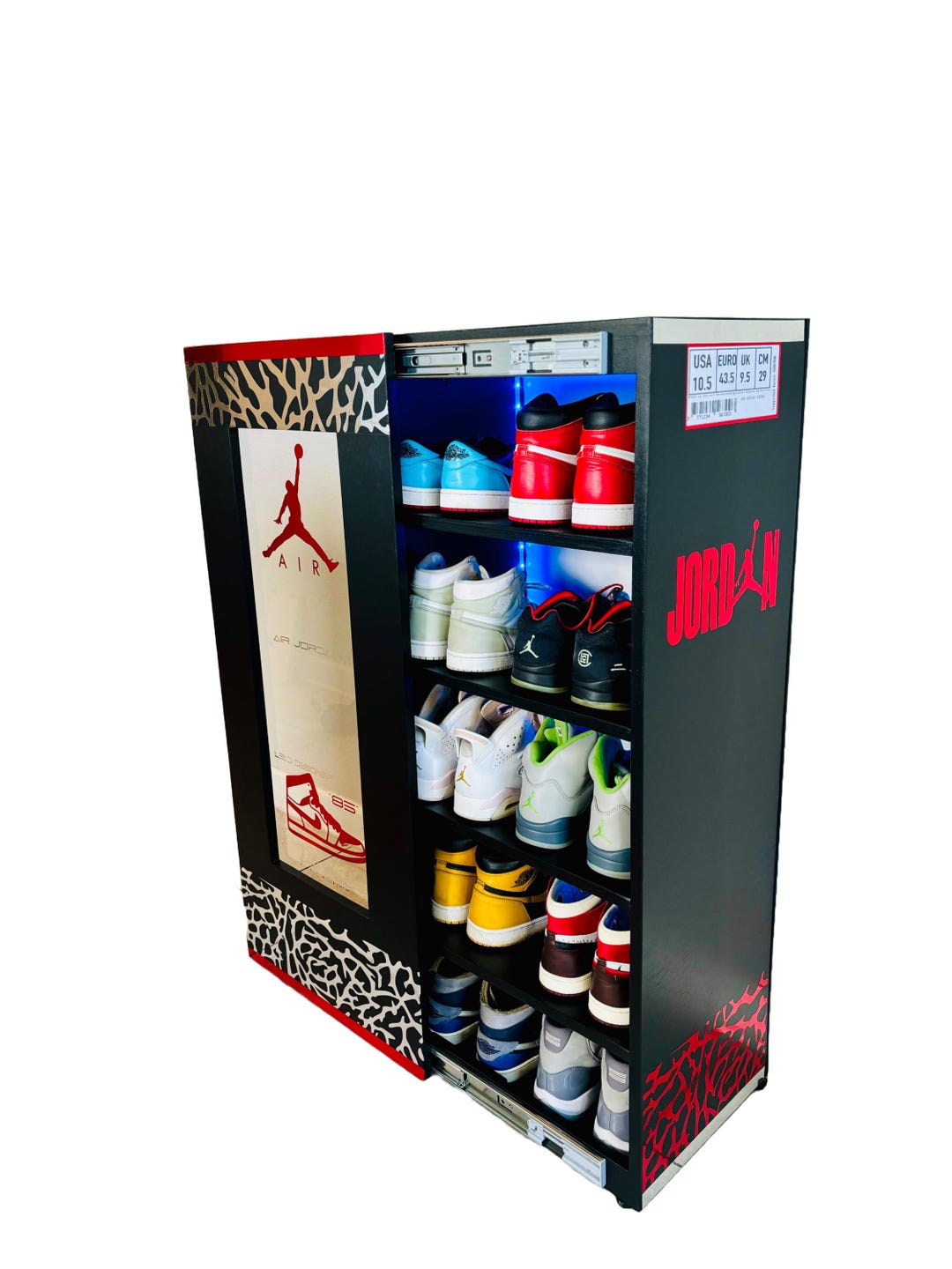 Sneaker Locker Cabinet Premium Handmade Storage for Sneakerheads - Etsy