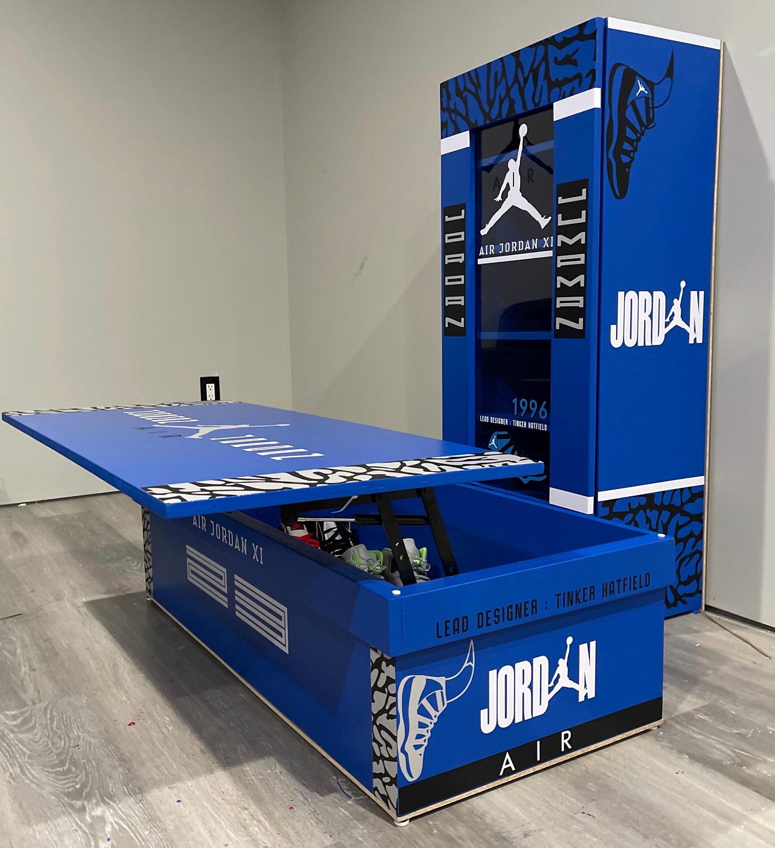 Sneaker Locker Cabinet - Premium Handmade Storage for Sneakerheads - Etsy