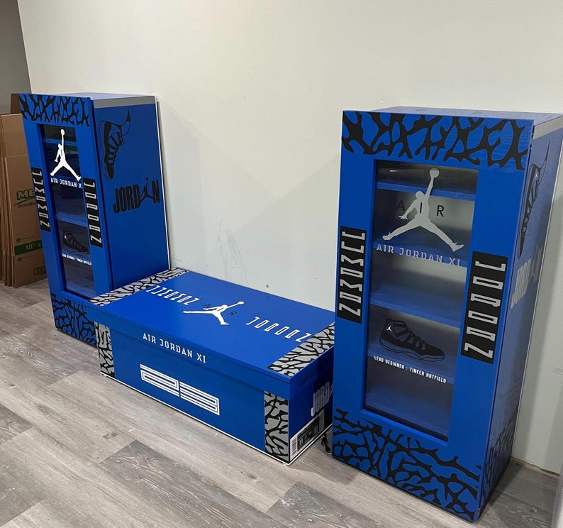 Sneaker Locker Cabinet - Premium Handmade Storage for Sneakerheads - Etsy