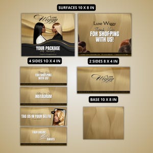 Wig Mailer Box Design, Premade Custom Box Design, Lace Front Box ...