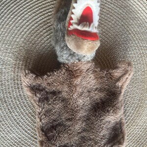 Vintage Steiff Wolf Puppet: Rare Collectible, Handcrafted Mohair Toy ...