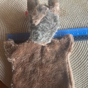 Vintage Steiff Wolf Puppet: Rare Collectible, Handcrafted Mohair Toy ...