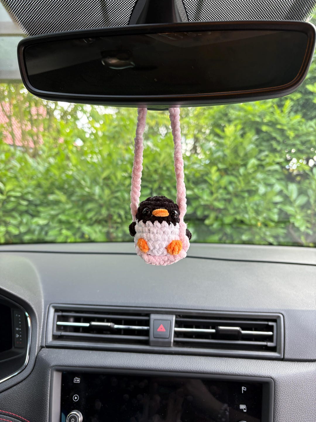 Atelierfadenwerk - Crochet Car Hanger/ Penguin - Etsy