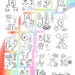 Alphabet Coloring Pages Printable A-Z Coloring Sheets for Kids and ...