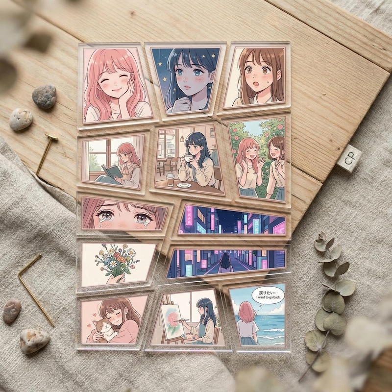 Acrylic Manga Panel Art - Etsy