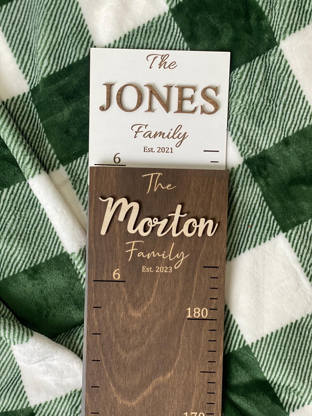 Personalized Wooden Family Growth Chart – Engraved Height Tracker - Etsy