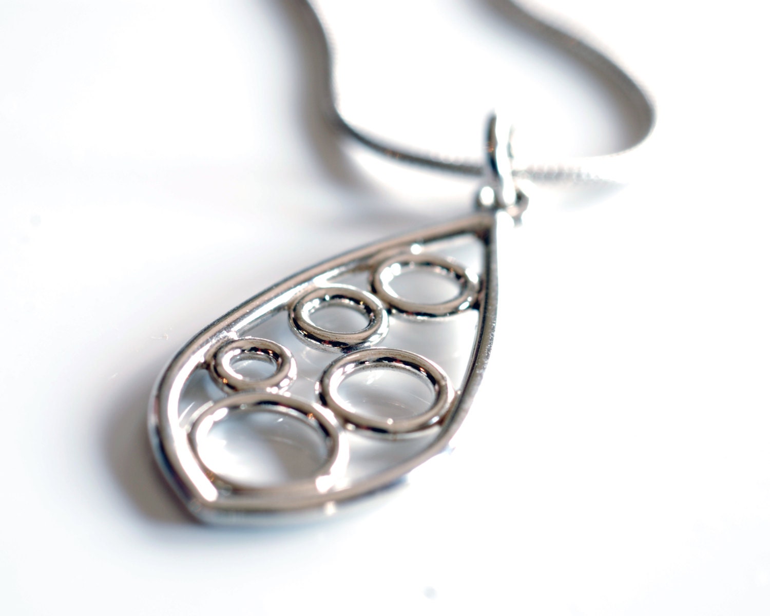Silver Wire Pod Pendant Handmade Silver Wire Pendant by - Etsy