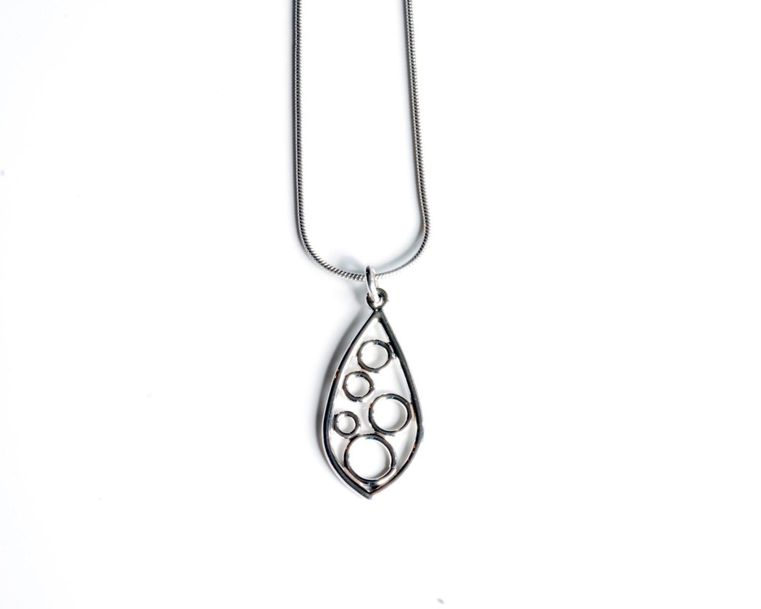 Silver Wire Pod Pendant Handmade Silver Wire Pendant by - Etsy