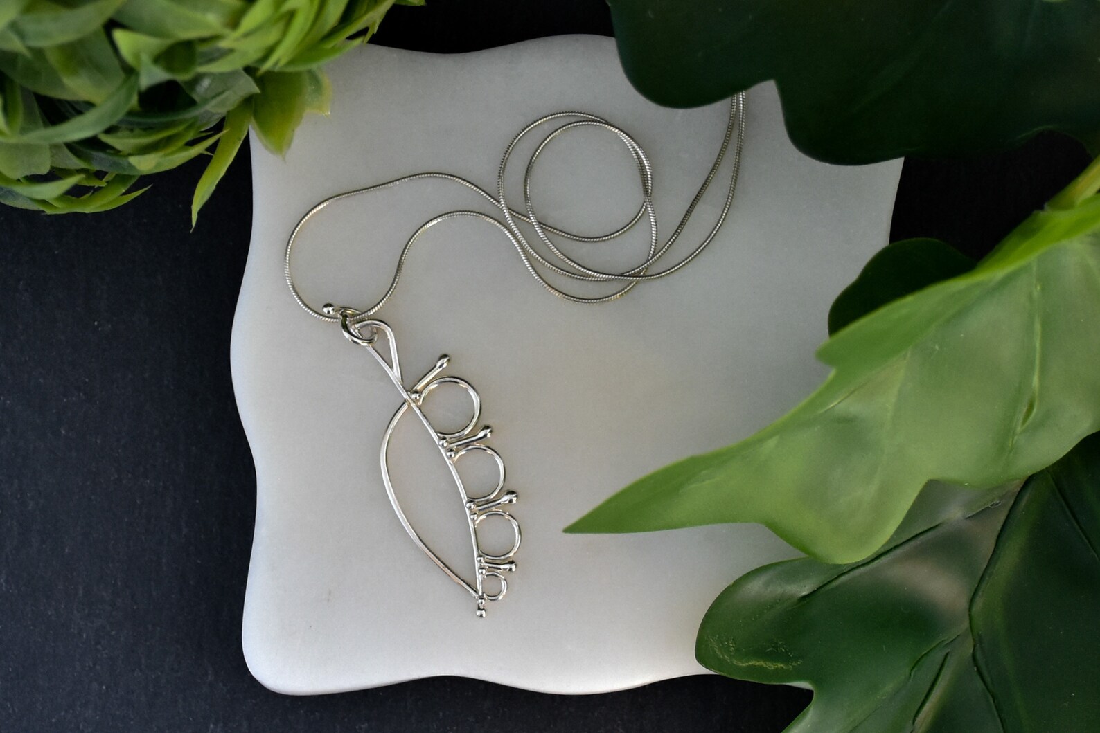 Botanical Necklace, Gardening Jewellery, Wire Seed Pod Necklace in ...