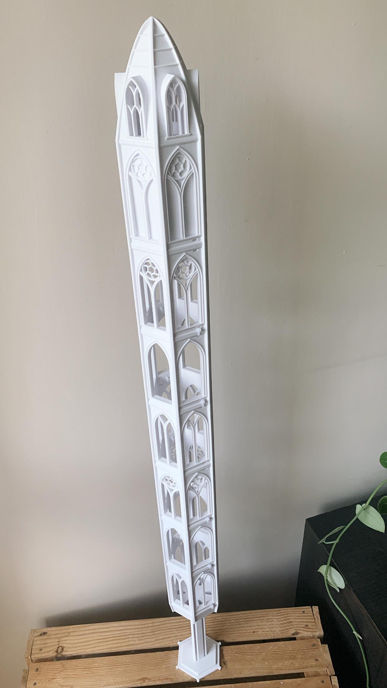 Gothic Moss Pole: Modular Plant Stake for Climbing Plants - Etsy