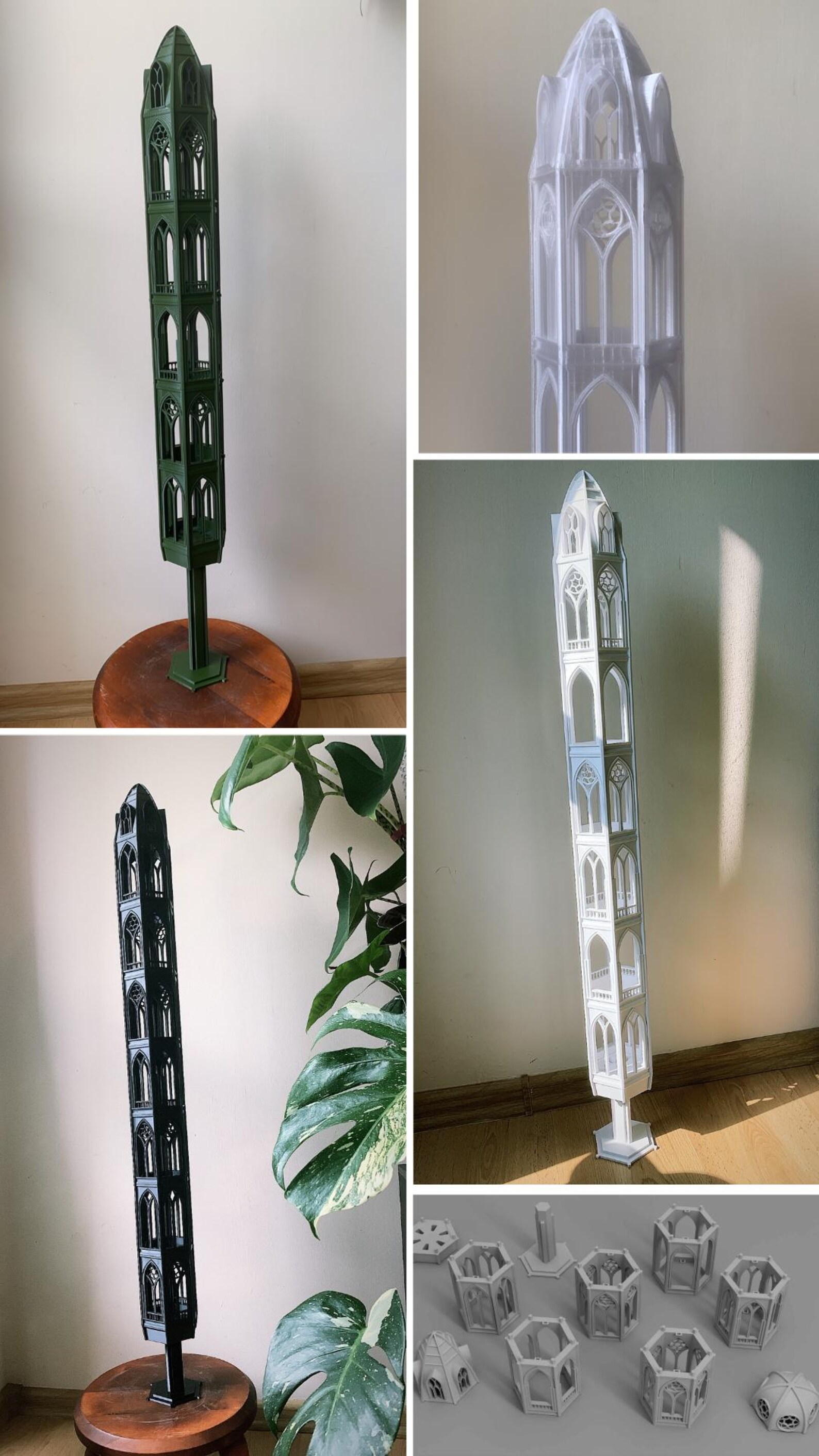 Gothic Moss Pole: Modular Plant Stake for Climbing Plants - Etsy