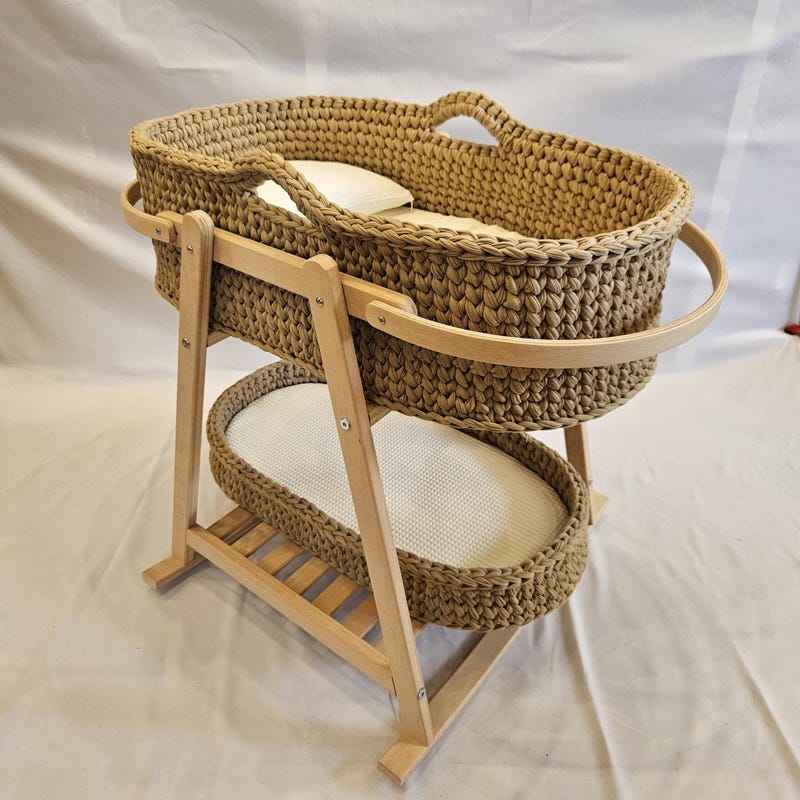 Crochet Baby Bassinet - Etsy