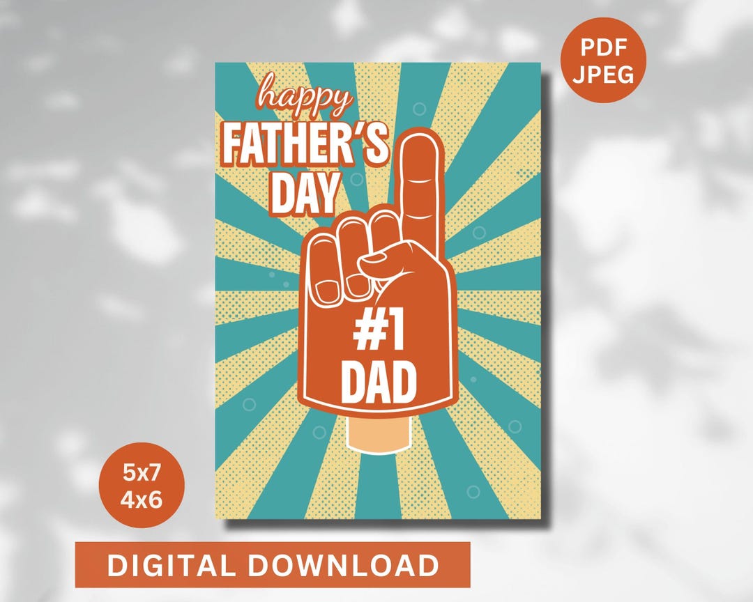Father's Day Printable Card, Funny Card for Dad, Happy Fathers Day ...