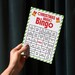 Christmas Songs Bingo 5x5 - Printable Party Game, Holiday Activities ...