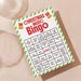 Christmas Songs Bingo 5x5 - Printable Party Game, Holiday Activities ...