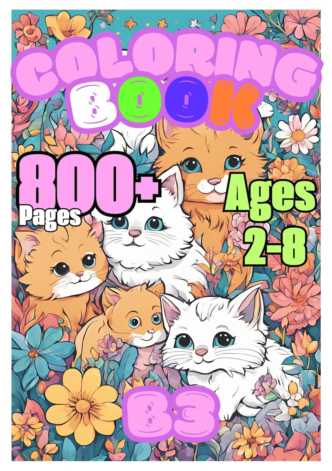 Coloring Book, Kids Coloring Book, Coloring Pages, Printable, Digital ...