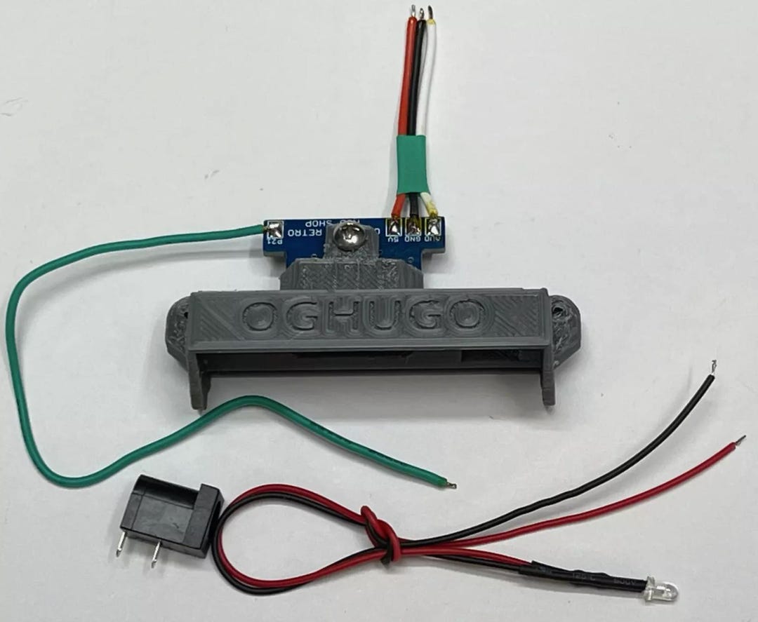 SNES Style Multi-out 3D Printed Back Panel With Composite AV Mod ...