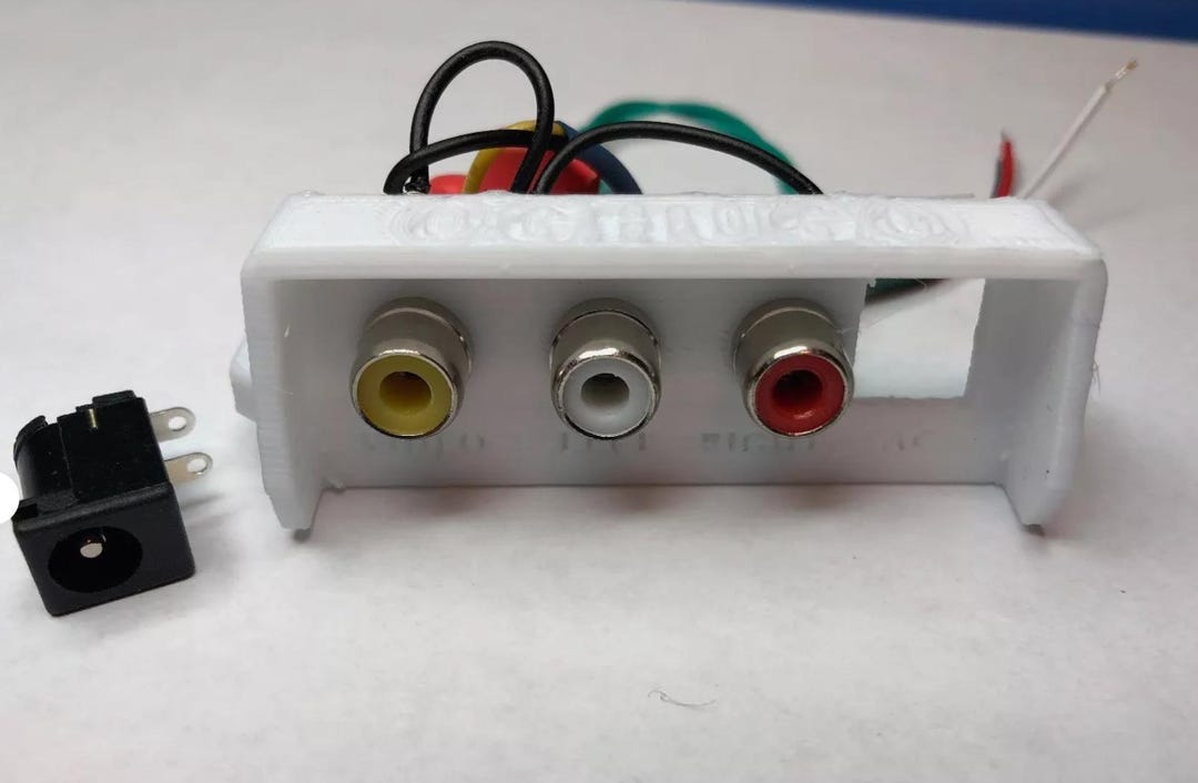NES 101 Video Add-on Board, Power Led and 3D Printed Back *A/V Out* NES ...