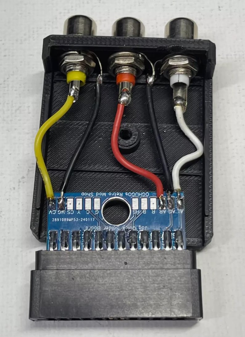 Atari Jaguar AV Composite Stereo RCA Card Edge Connector Free Ship - Etsy
