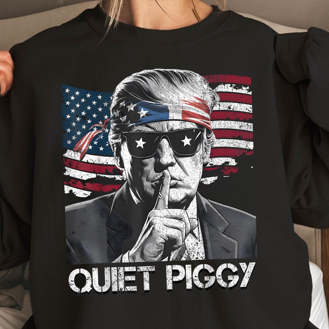 Quiet Piggy Political Cartoon Png, Anti-trump Satire Pig Art, Satirical ...