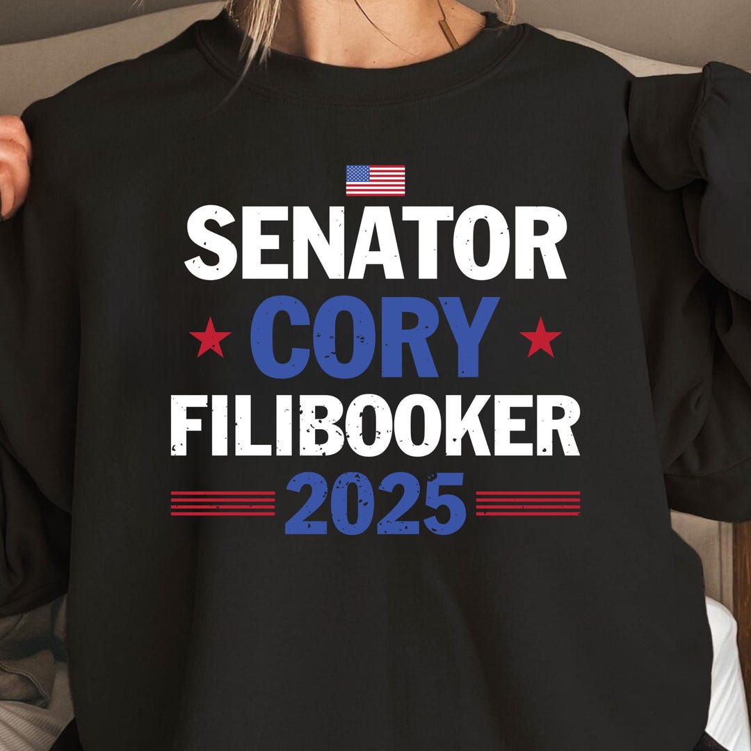 Cory Booker Filibuster Png Svg, Political Activist Tee, Senator Cory ...