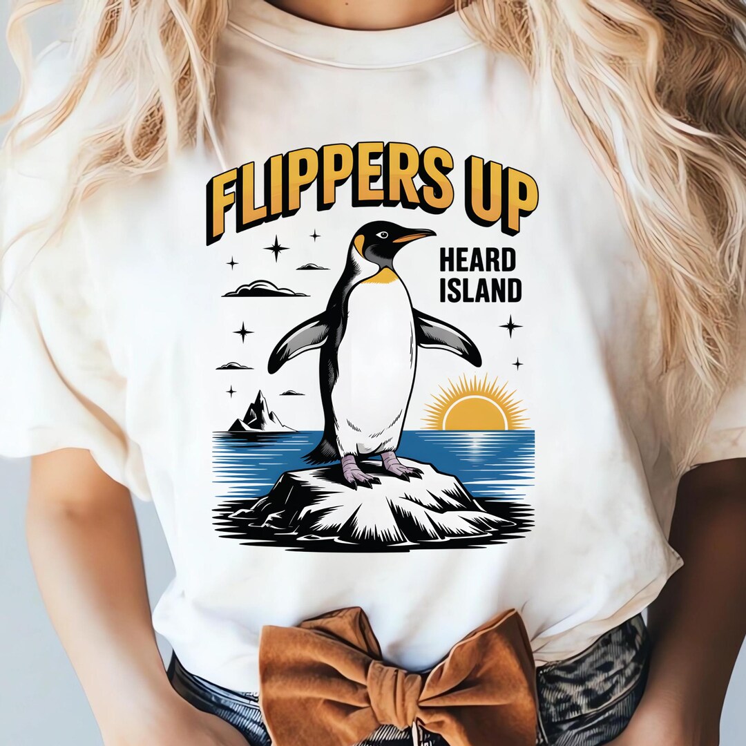 Penguins Flippers up Png, Funny Tariffs FDT Png, Subtle FDT Shirt ...