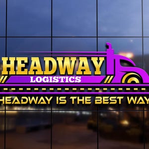 Transport Trucking Towing Logistics Recovery Mover Dispatching Logo ...
