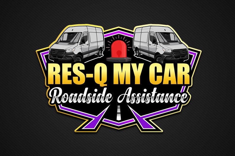 Van Logo, Transport Logo, Roadside Assistance Logo, Towing Chain Svg ...