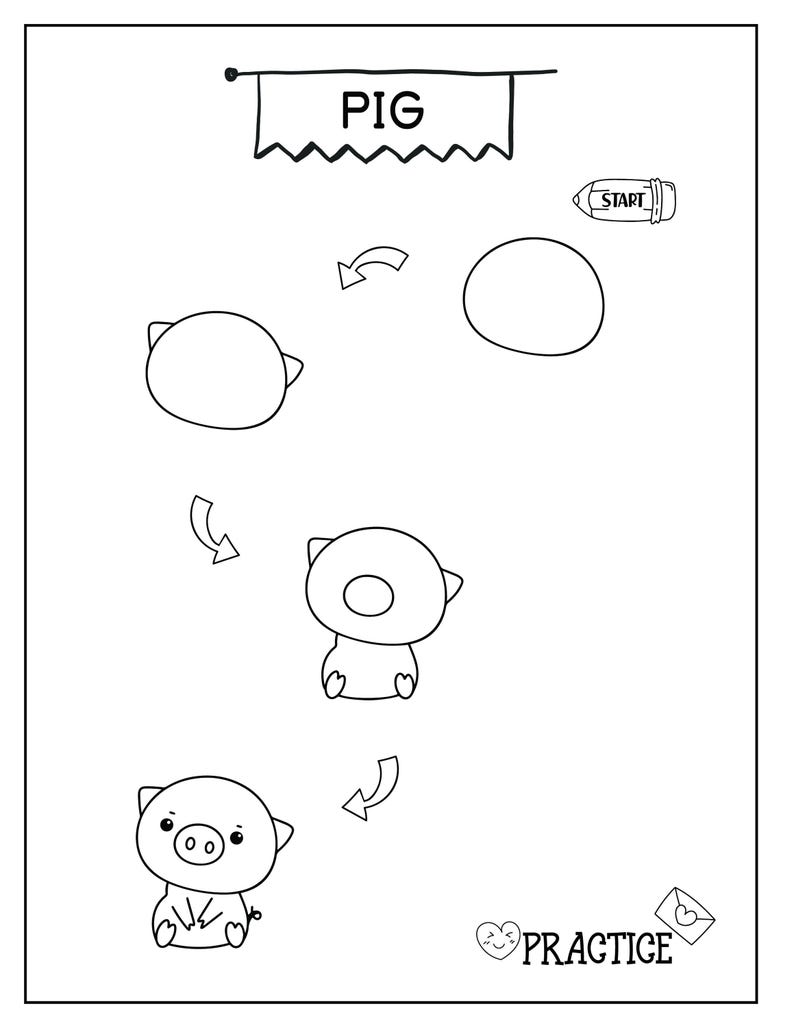 How to Draw 101 Cute Stuff for Kids: Easy Drawing Book for Beginners ...