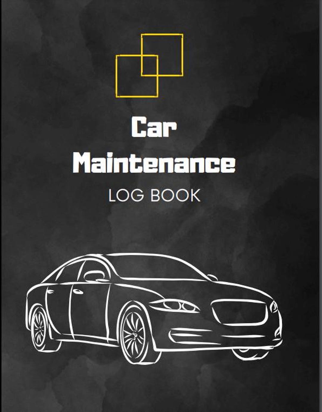 Car Vehicle Maintenance Log Book Printable Car Service Tracker Auto ...
