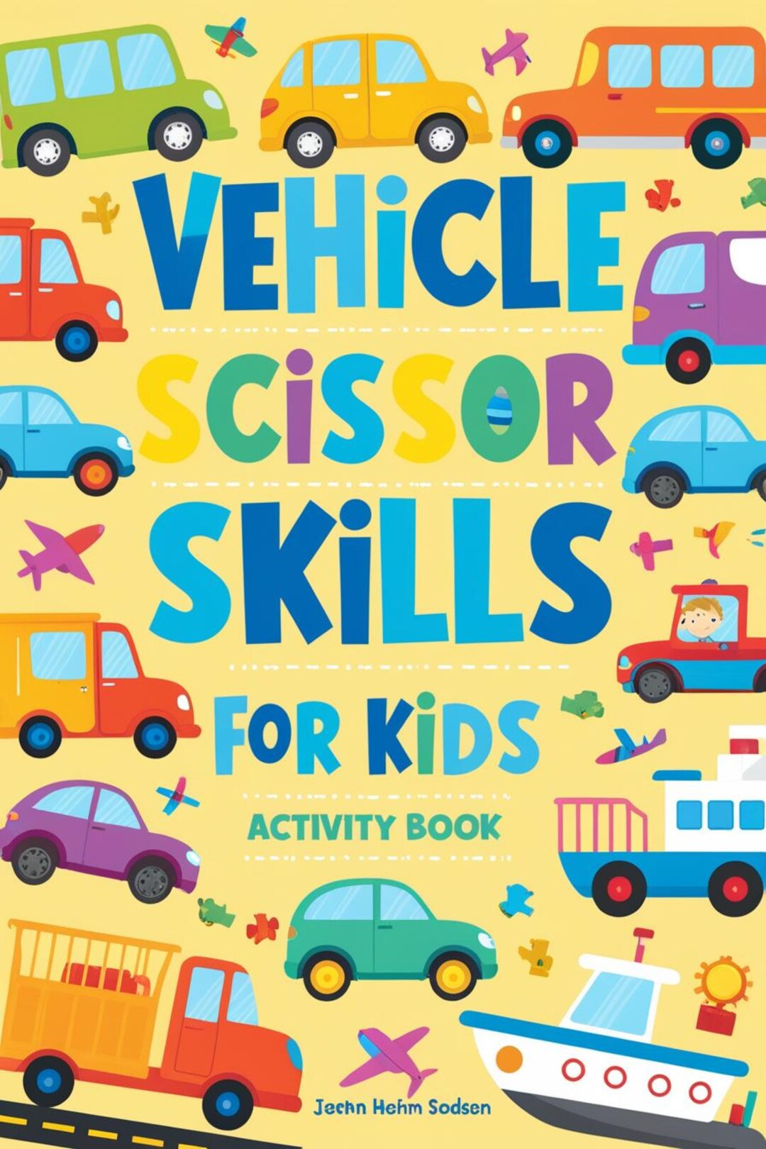 Fun Vehicle Scissor Skills for Kids Printable Cutting Practice ...